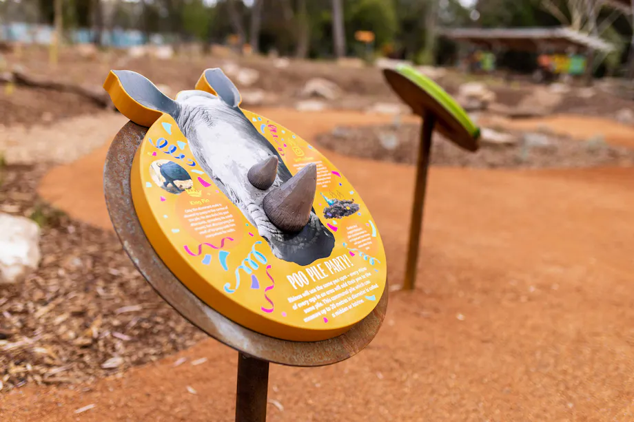 Taronga Western Plains Zoo - interpretive elements | ASPECT Studios