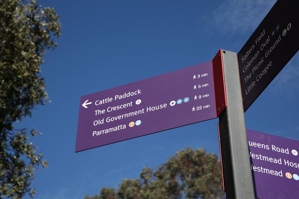 Parramatta Park Wayfinding Strategy | ASPECT Studios