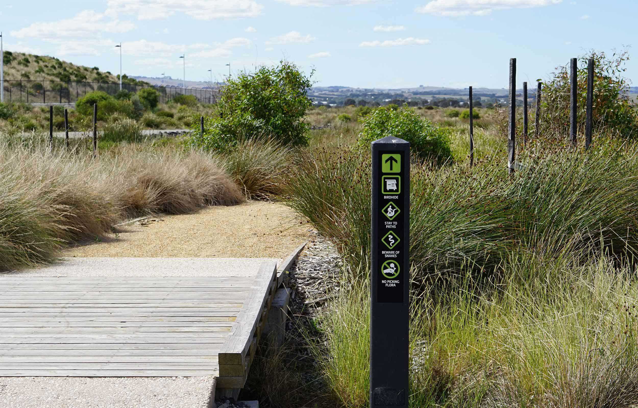 Victorian Desalination Plant Signage Strategy | ASPECT Studios