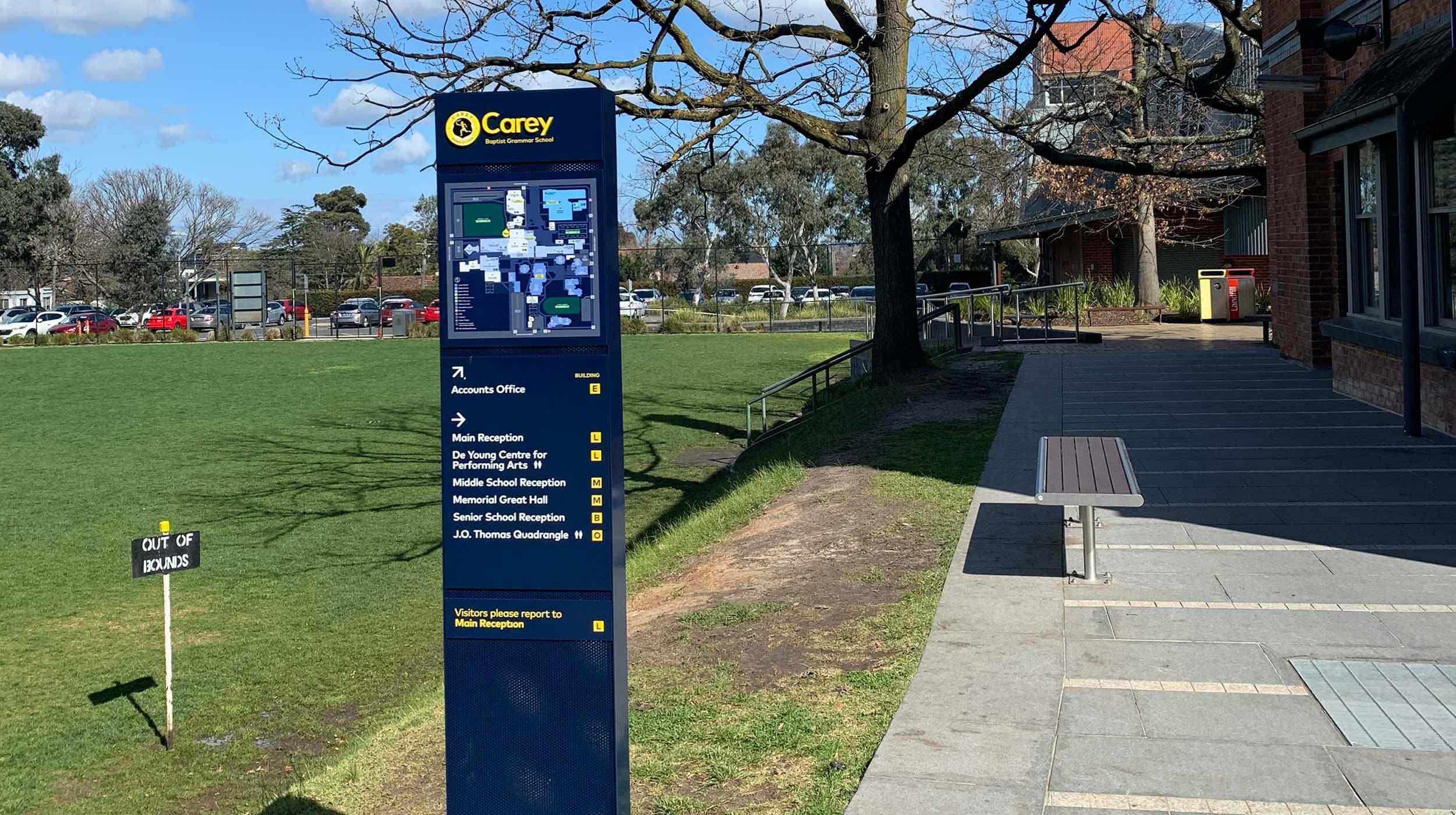 Carey Baptist Grammar School Signage & Wayfinding | ASPECT Studios