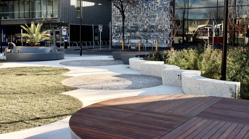 First look at the Young Street Campus Park at ACU,… | ASPECT Studios