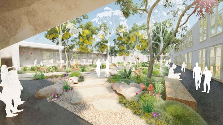 Murri School Courtyard Masterplan | ASPECT Studios