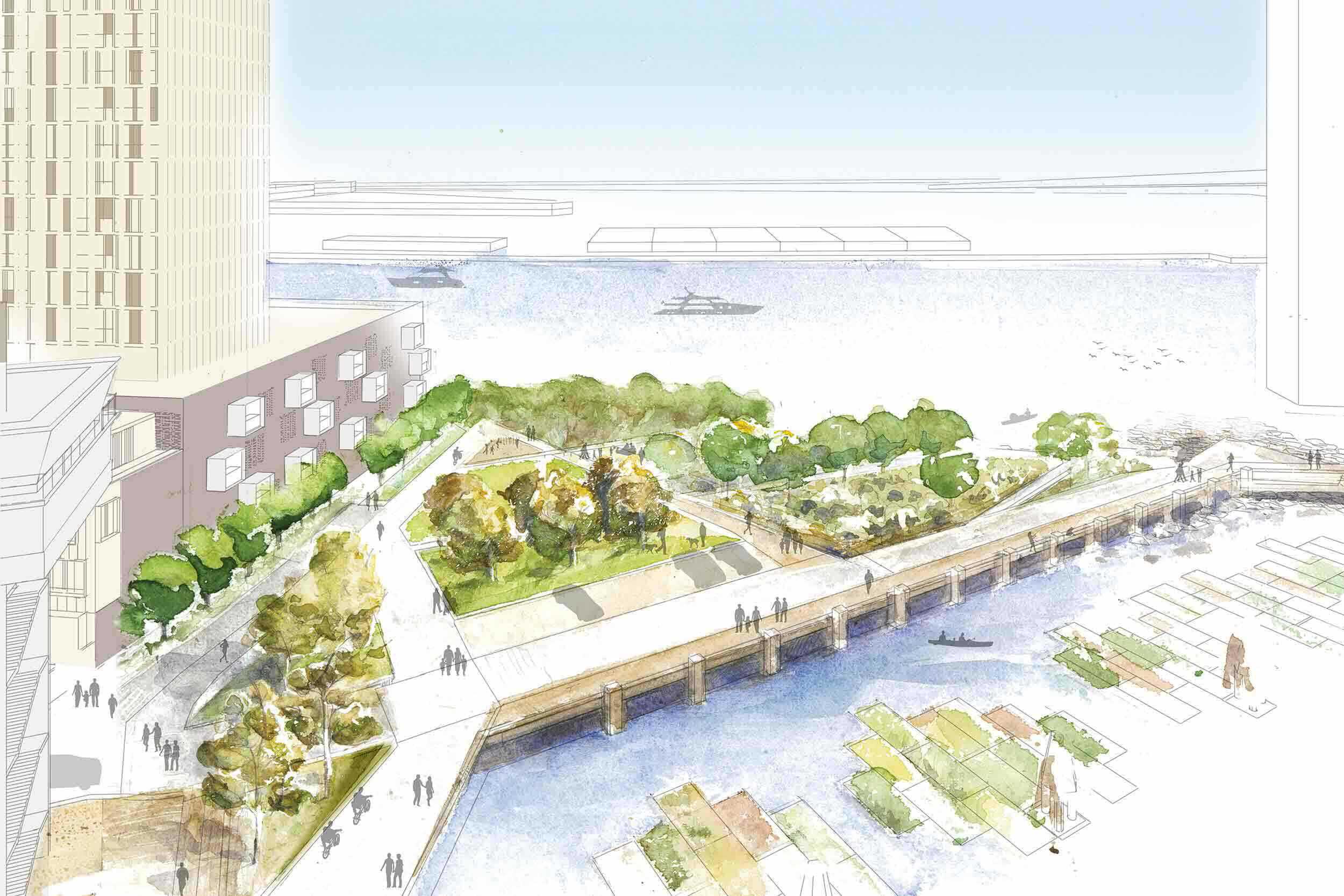 Collins Wharf Masterplan | ASPECT Studios