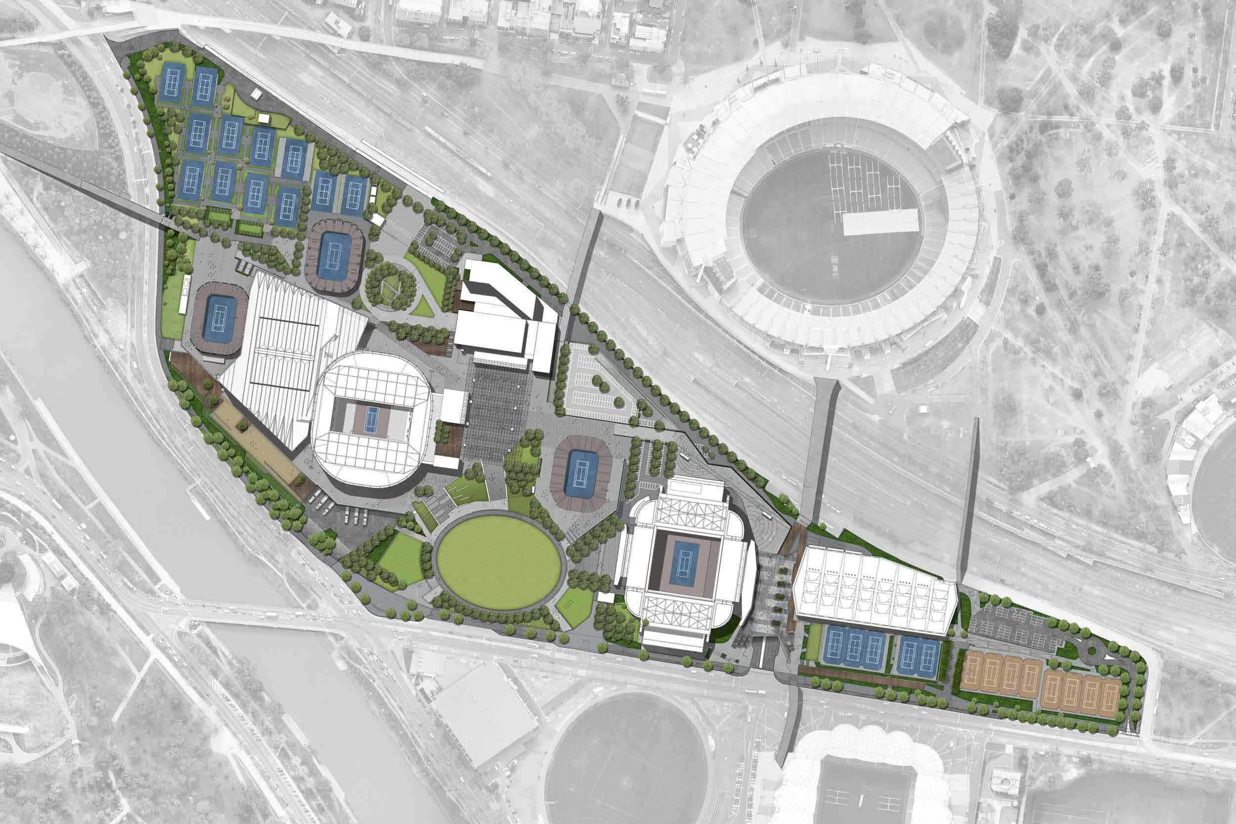 Melbourne Park | ASPECT Studios