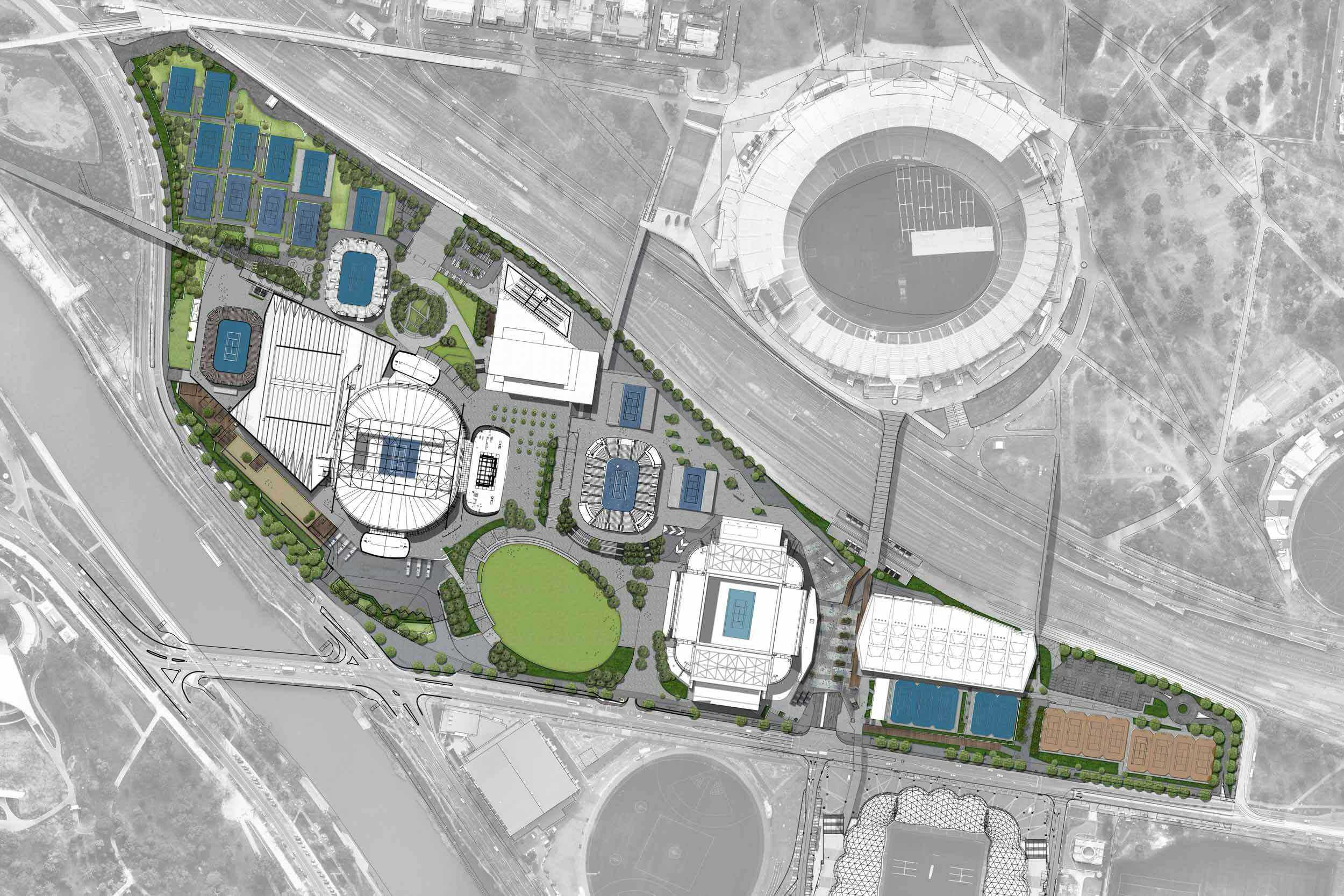 Melbourne Park | ASPECT Studios